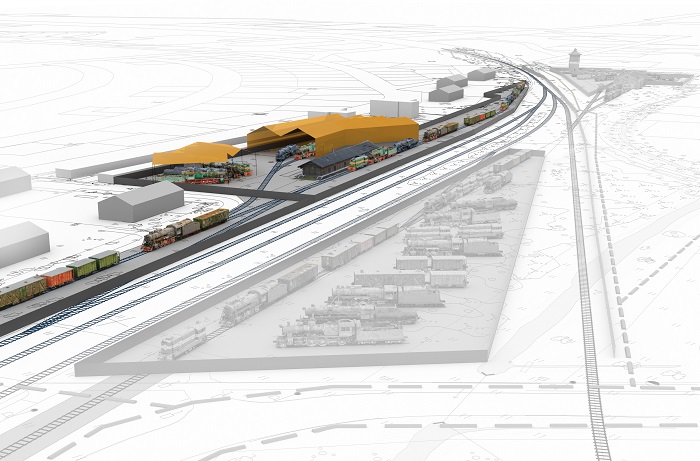 Haapsalu raudteejaam on saanud valmis uue veeremi ümberpaigutuse kava ...